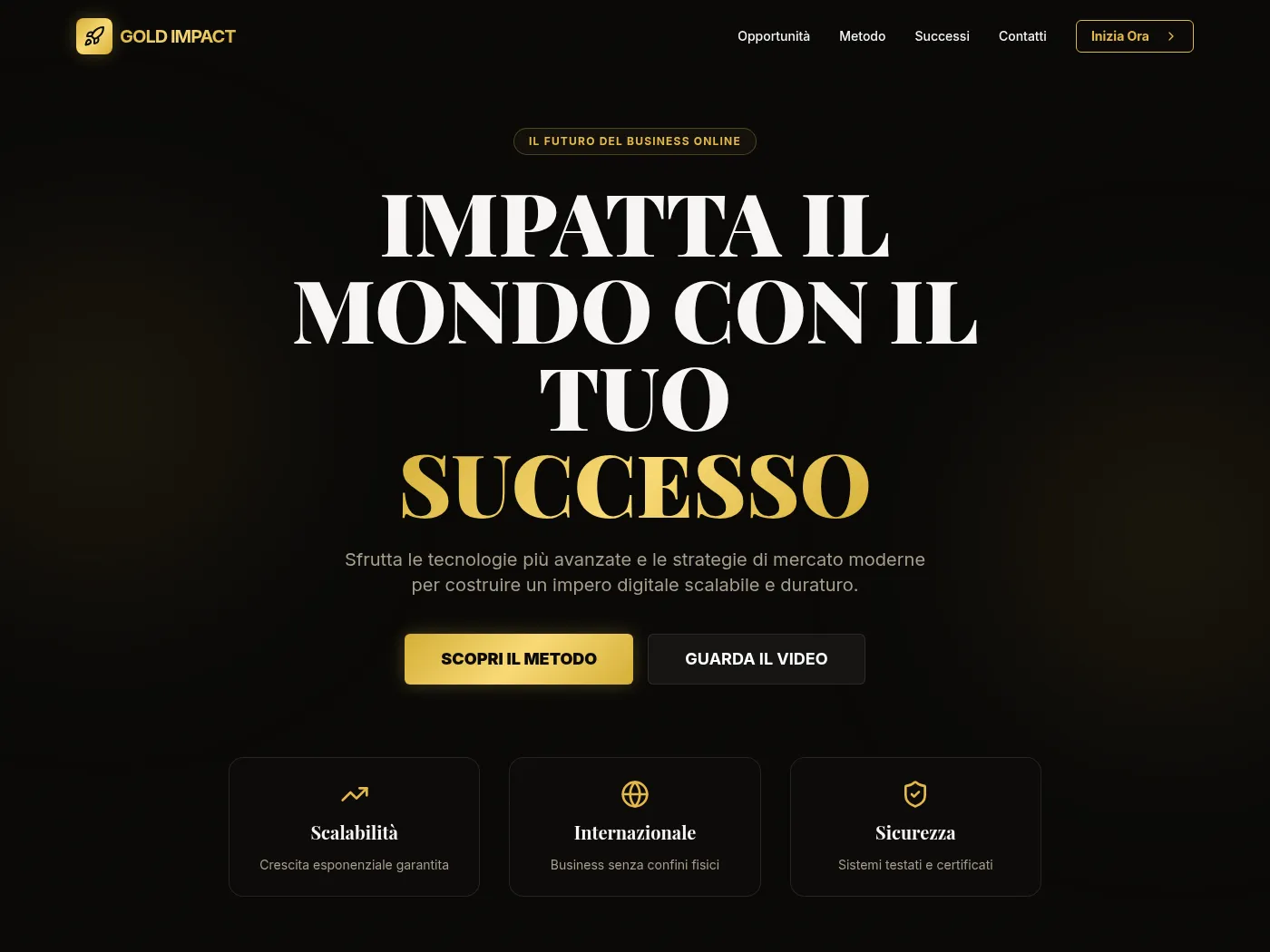 Gold Impact Business Site