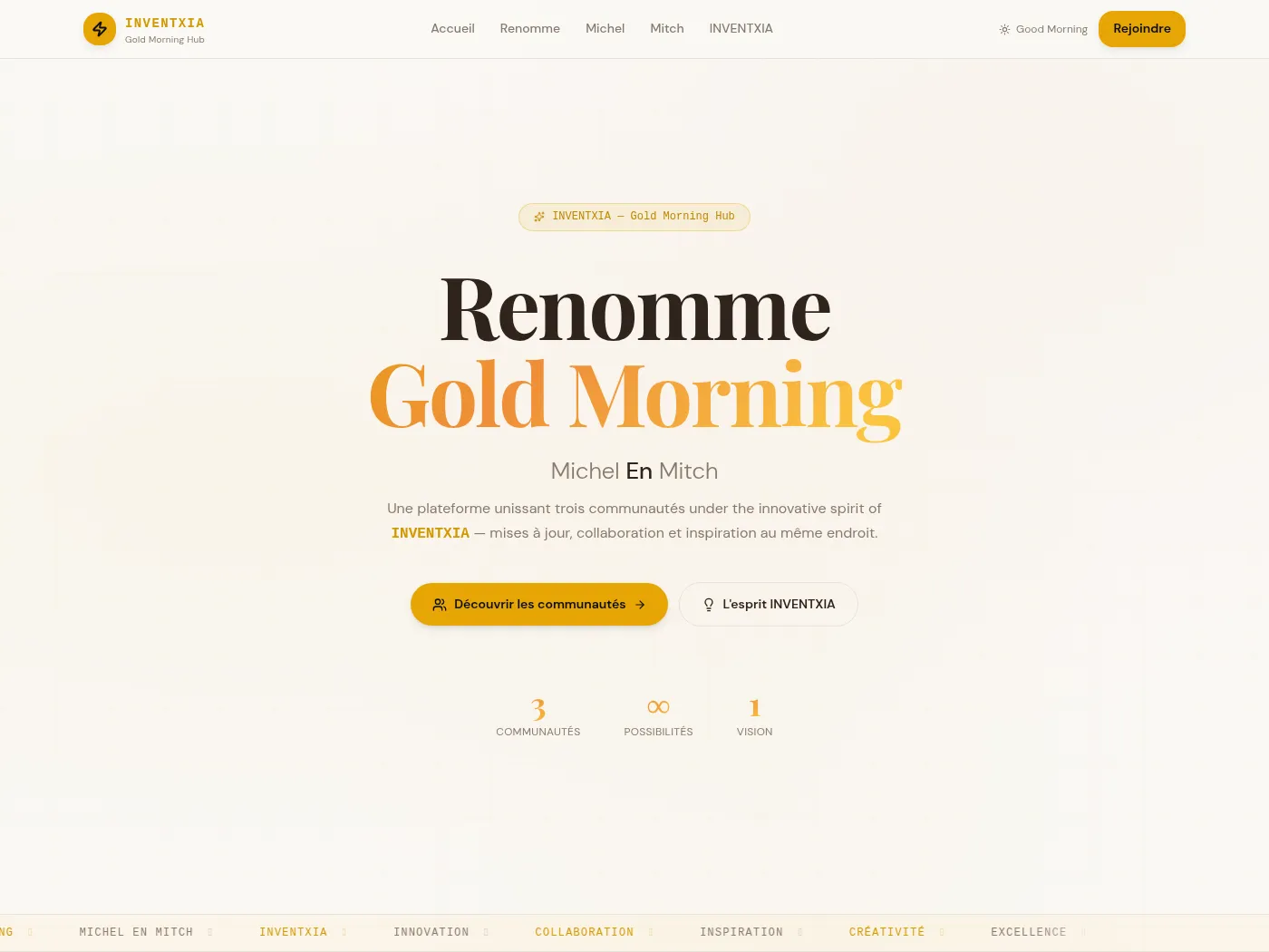 Gold Morning Hub