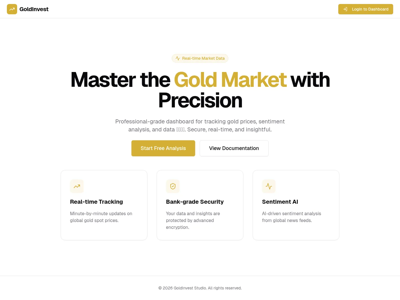Gold Price Dashboard