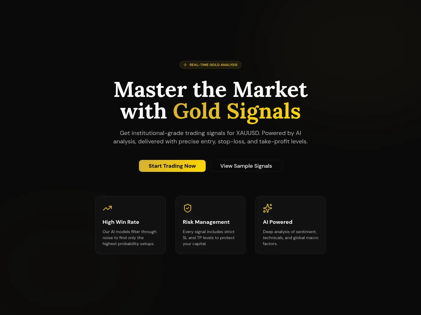 Gold Trade Signal