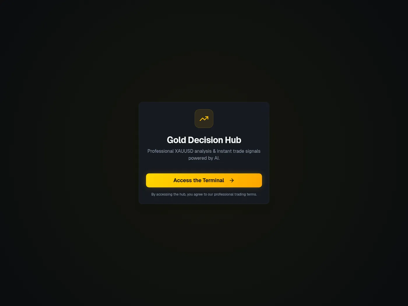 Gold USD Decision Hub