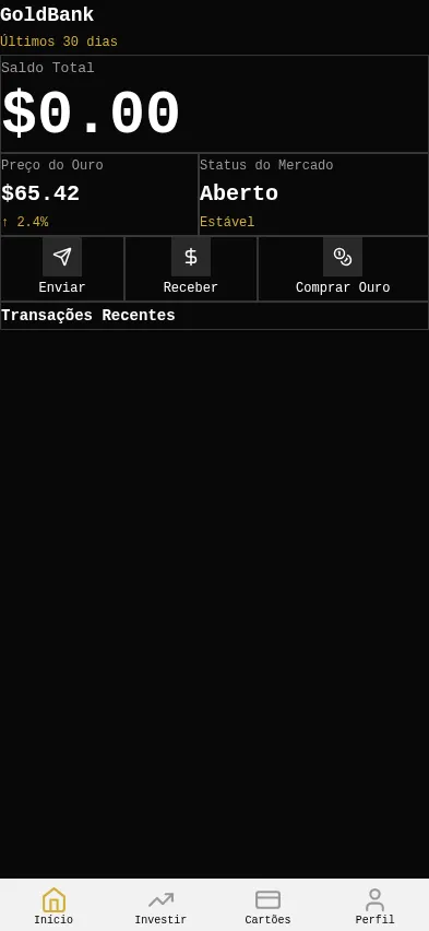 GoldBank Clone App