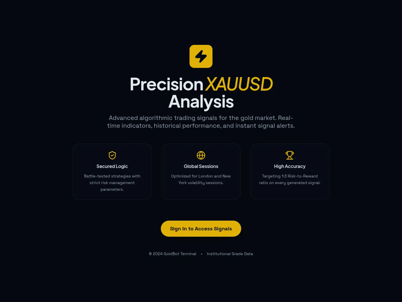 GoldBot Trading Signals