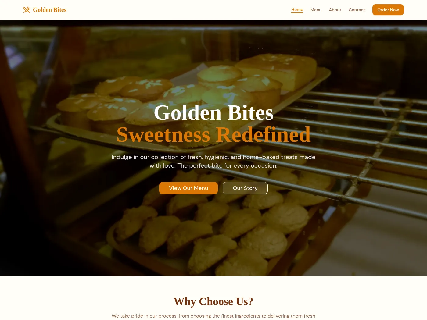 Golden Bites Website