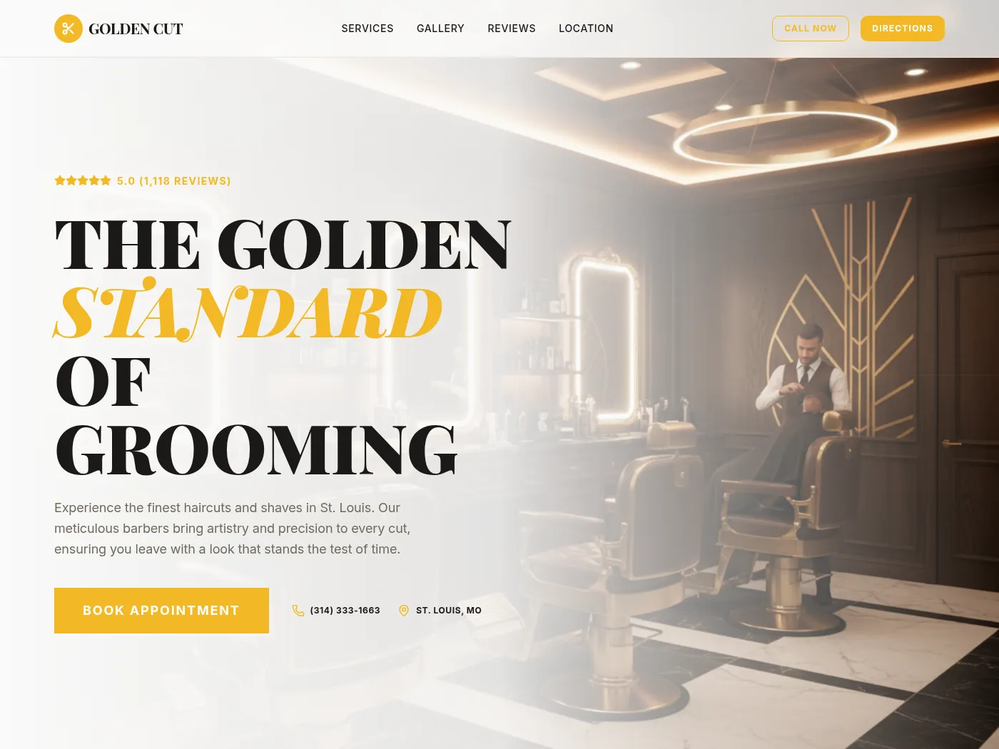 Golden Cut Barber Site