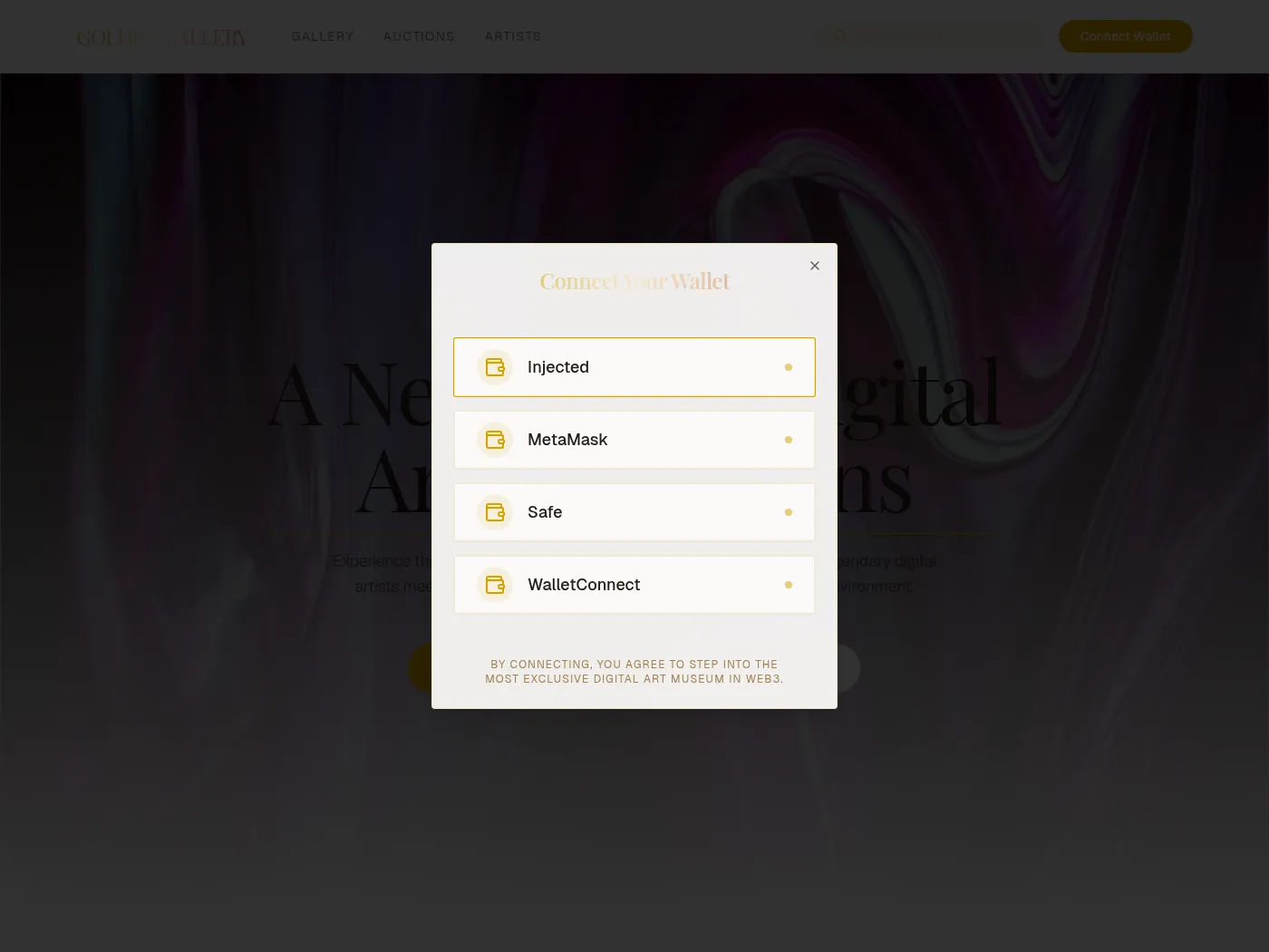 Golden Gallery Marketplace