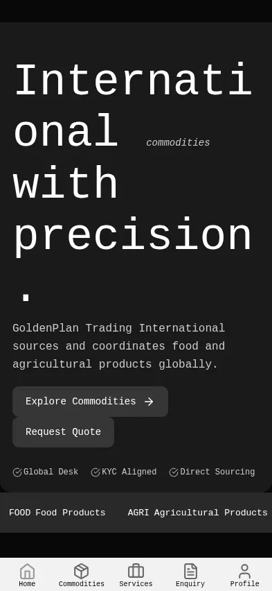 GoldenPlan Mobile