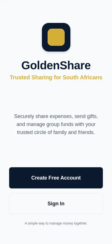 GoldenShare Money App