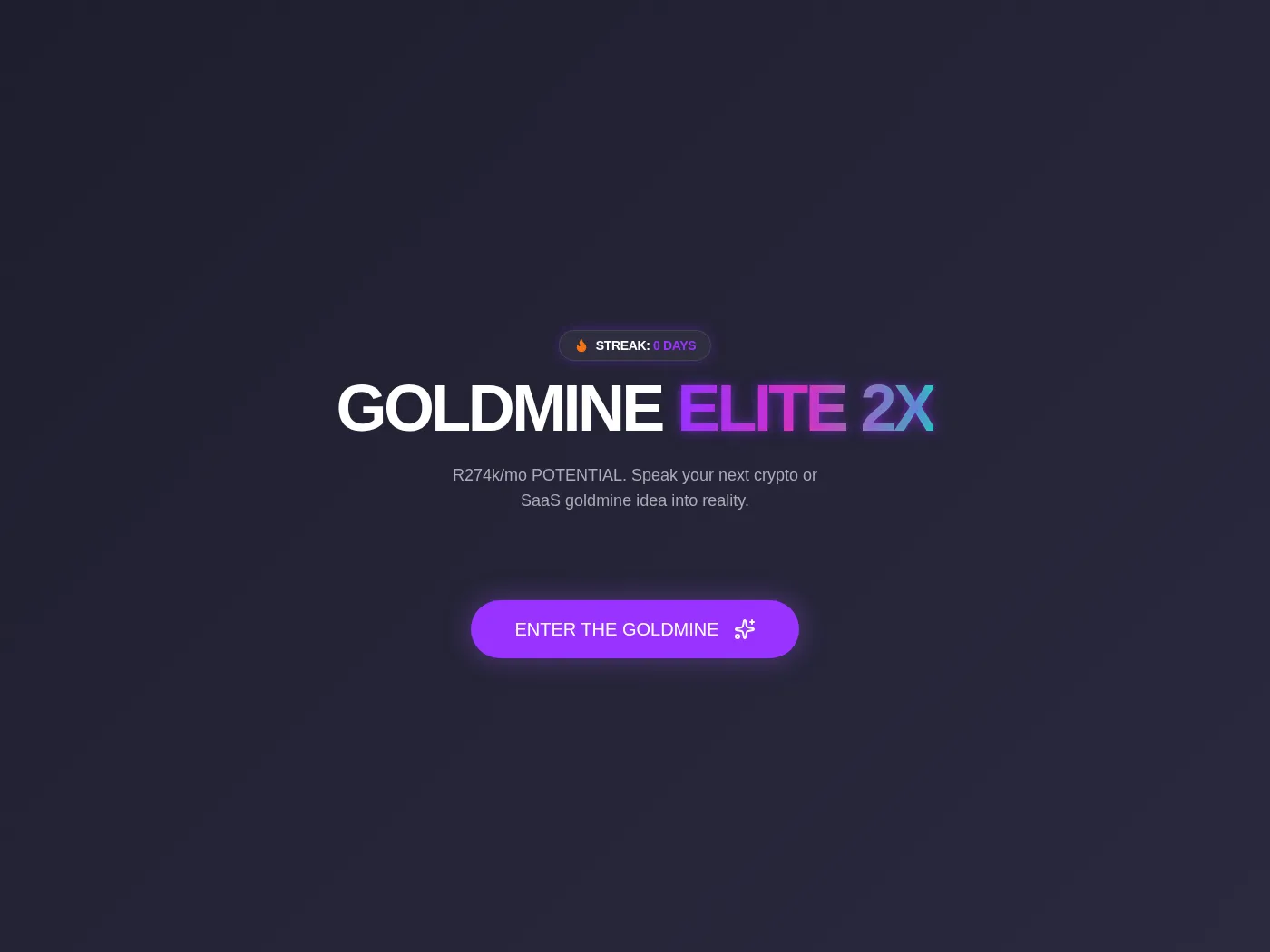 Goldmine Elite 2X PWA