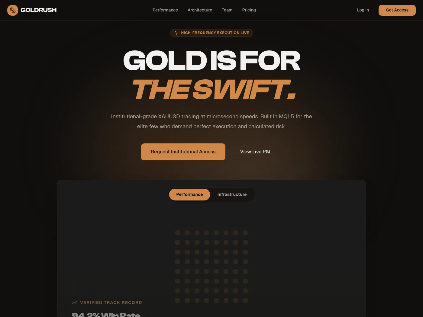 GoldRush Trading Bot