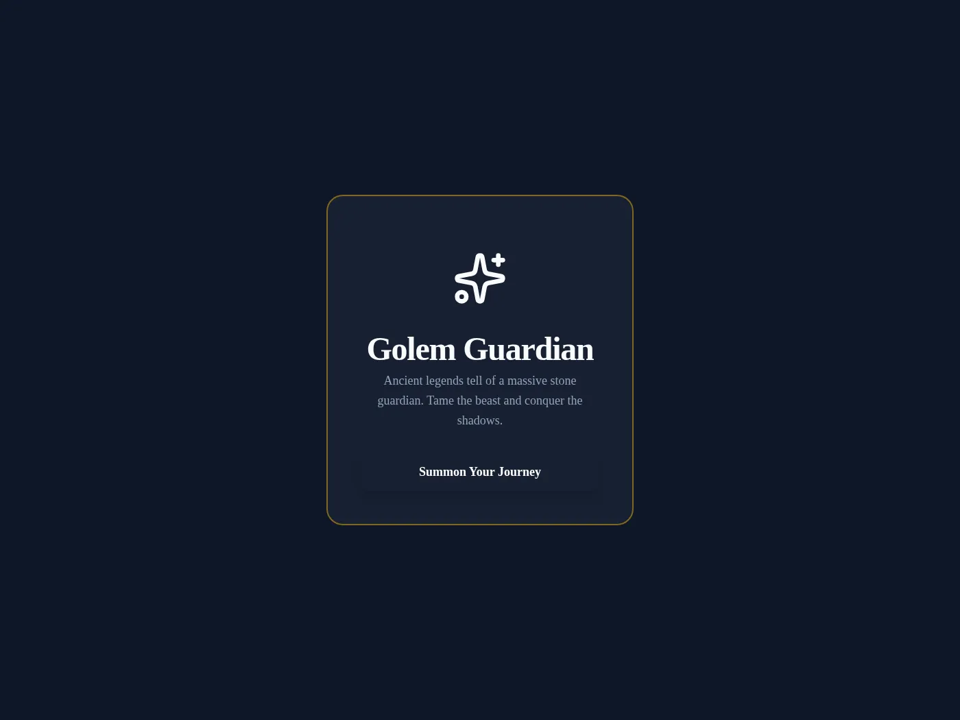 Golem Guardian Quest