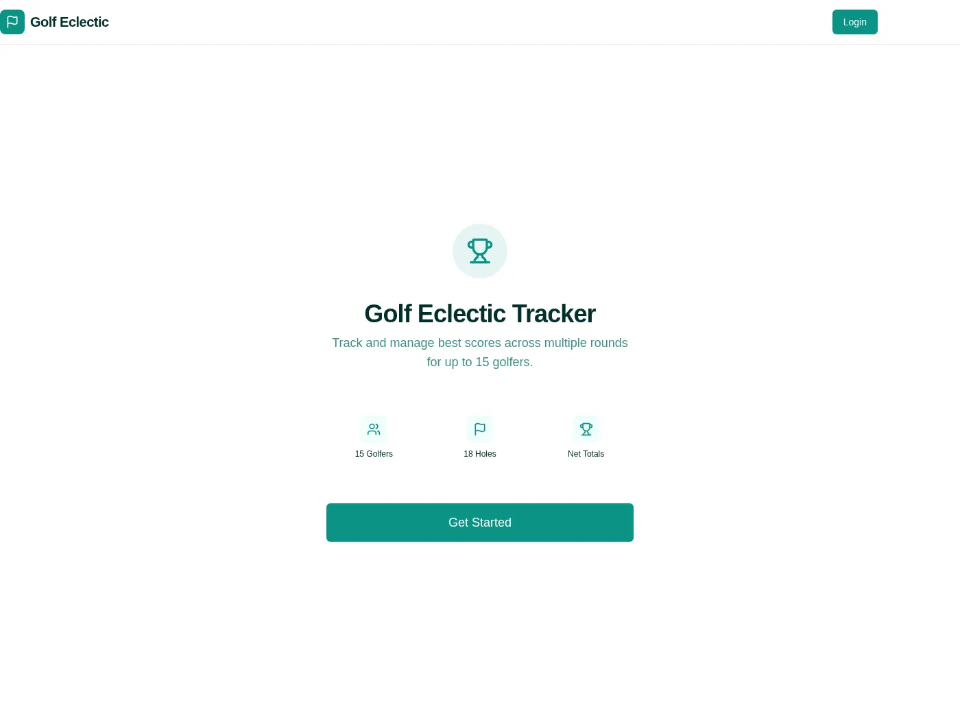 Golf Eclectic Tracker