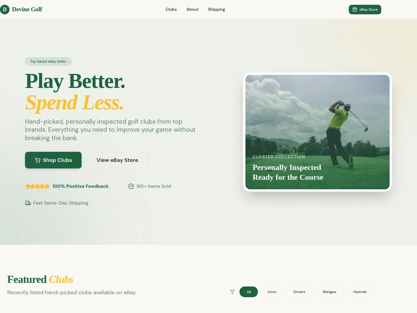 GolfGear Marketplace