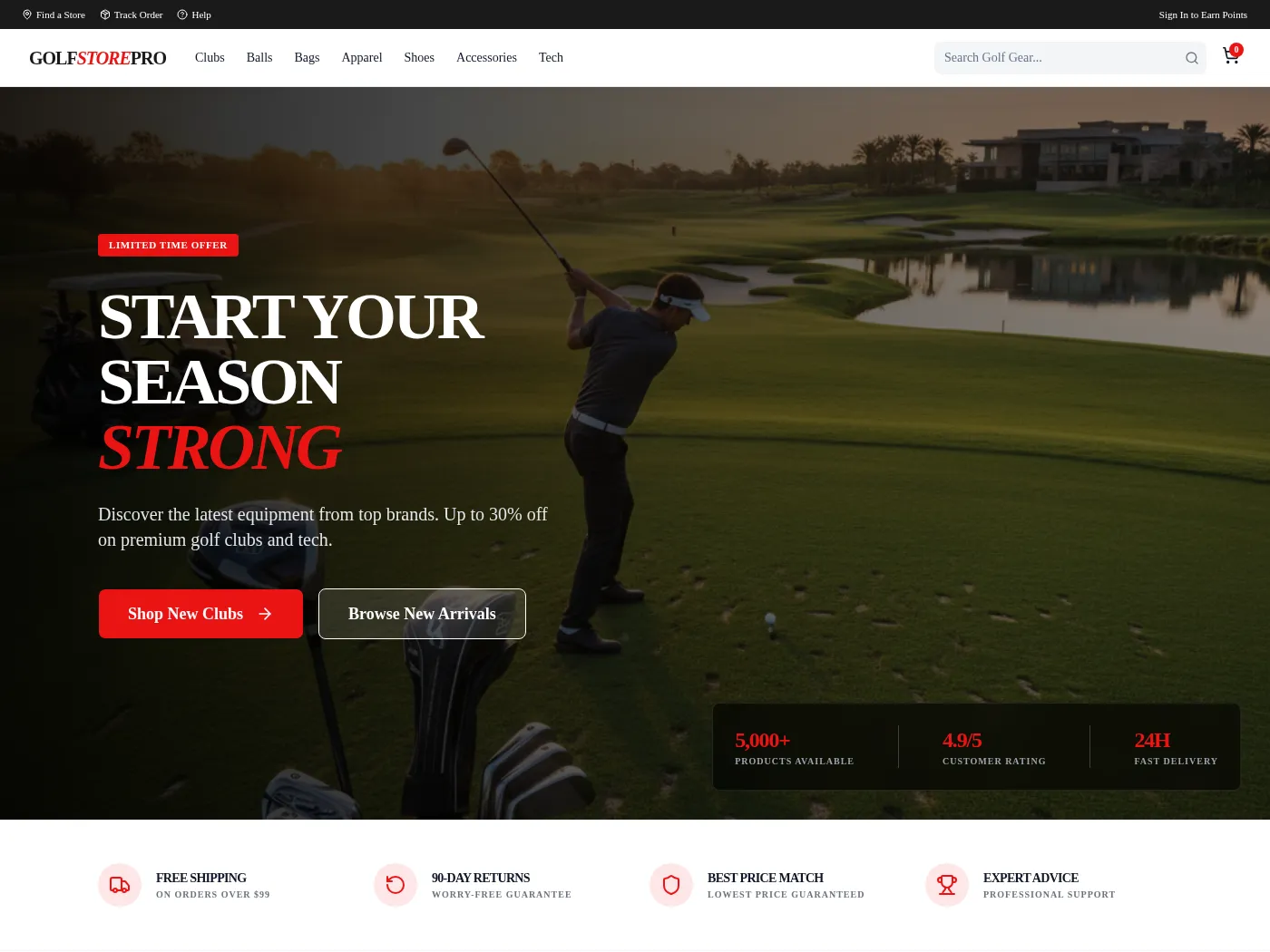 Golf Store Pro