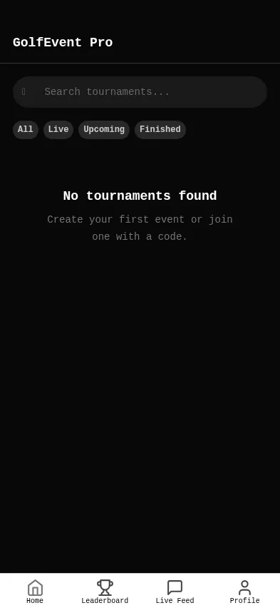 GolfEvent Pro