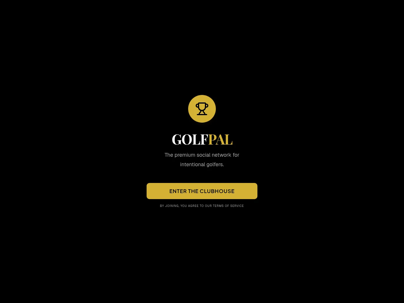 GolfPal Social Platform