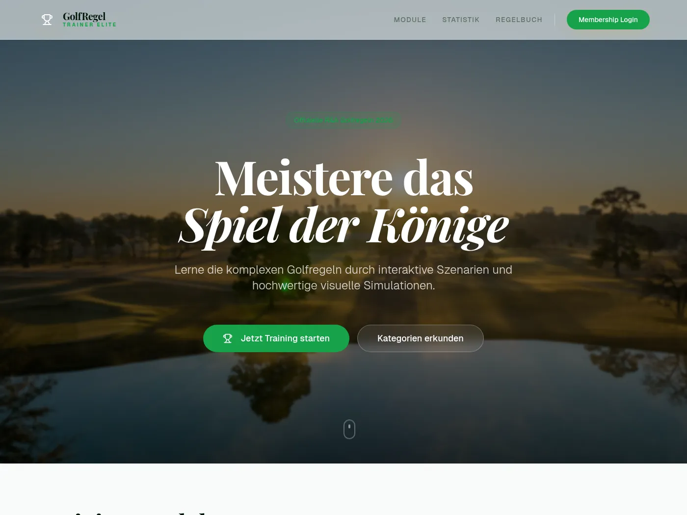 Golfregel Trainer