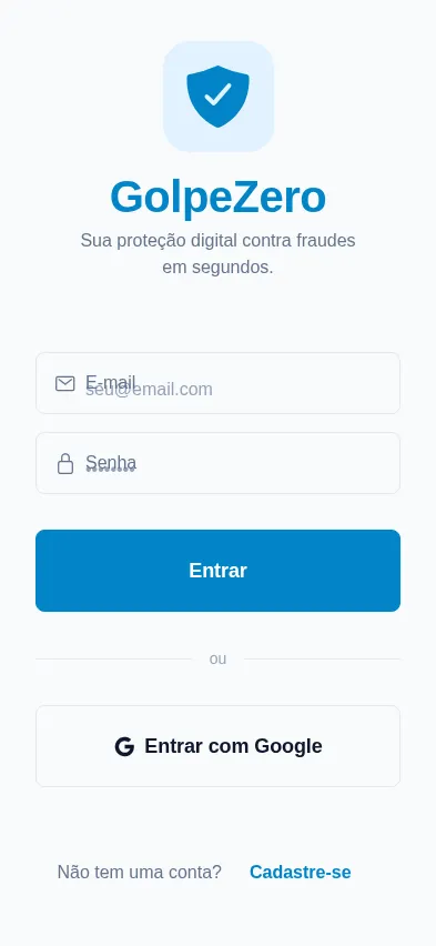 GolpeZero Mobile App
