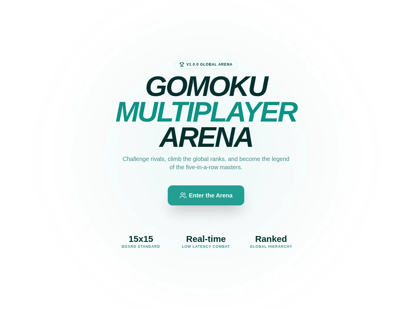 Gomoku Multiplayer Arena