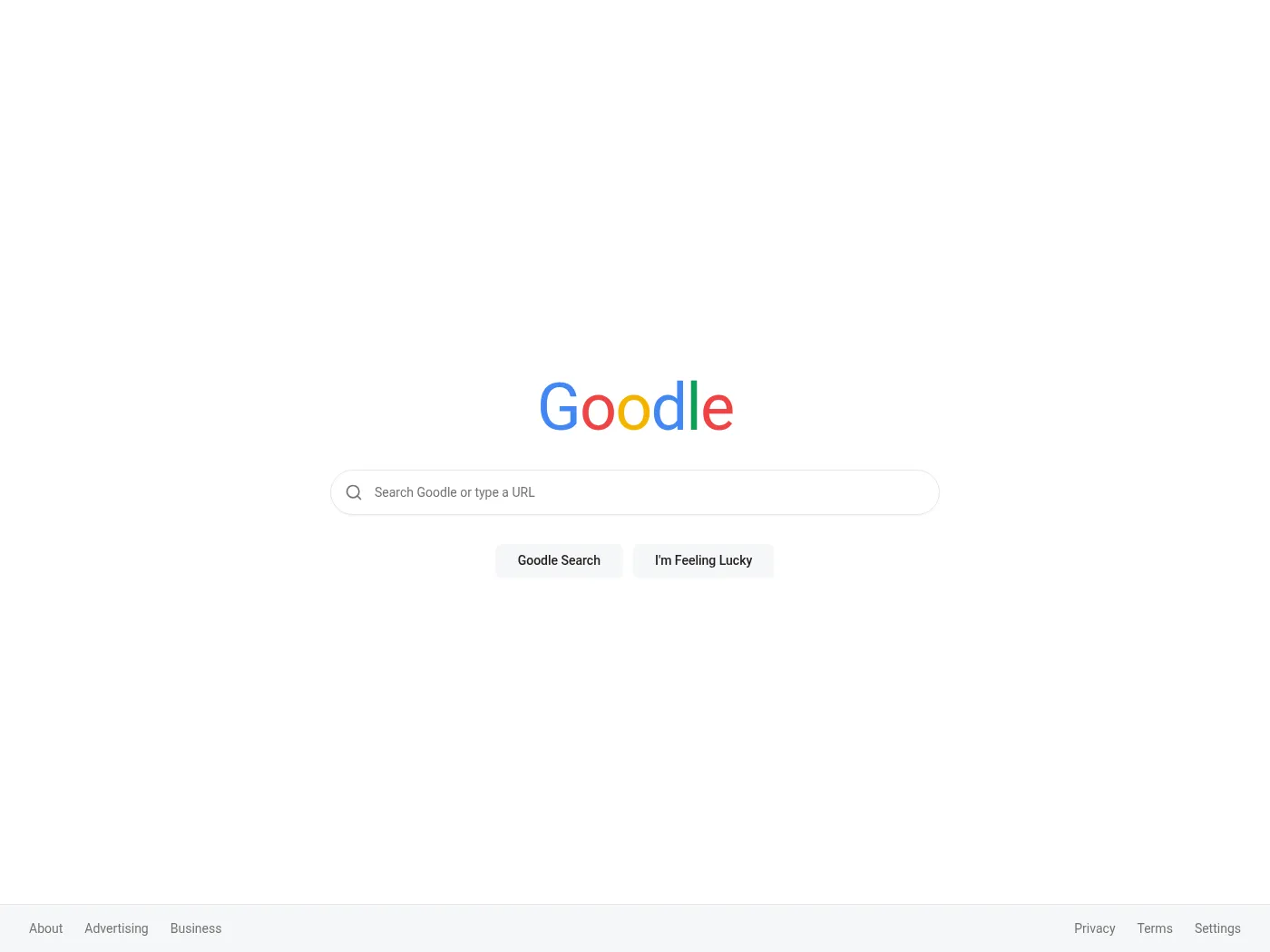 Goodle Search Clone