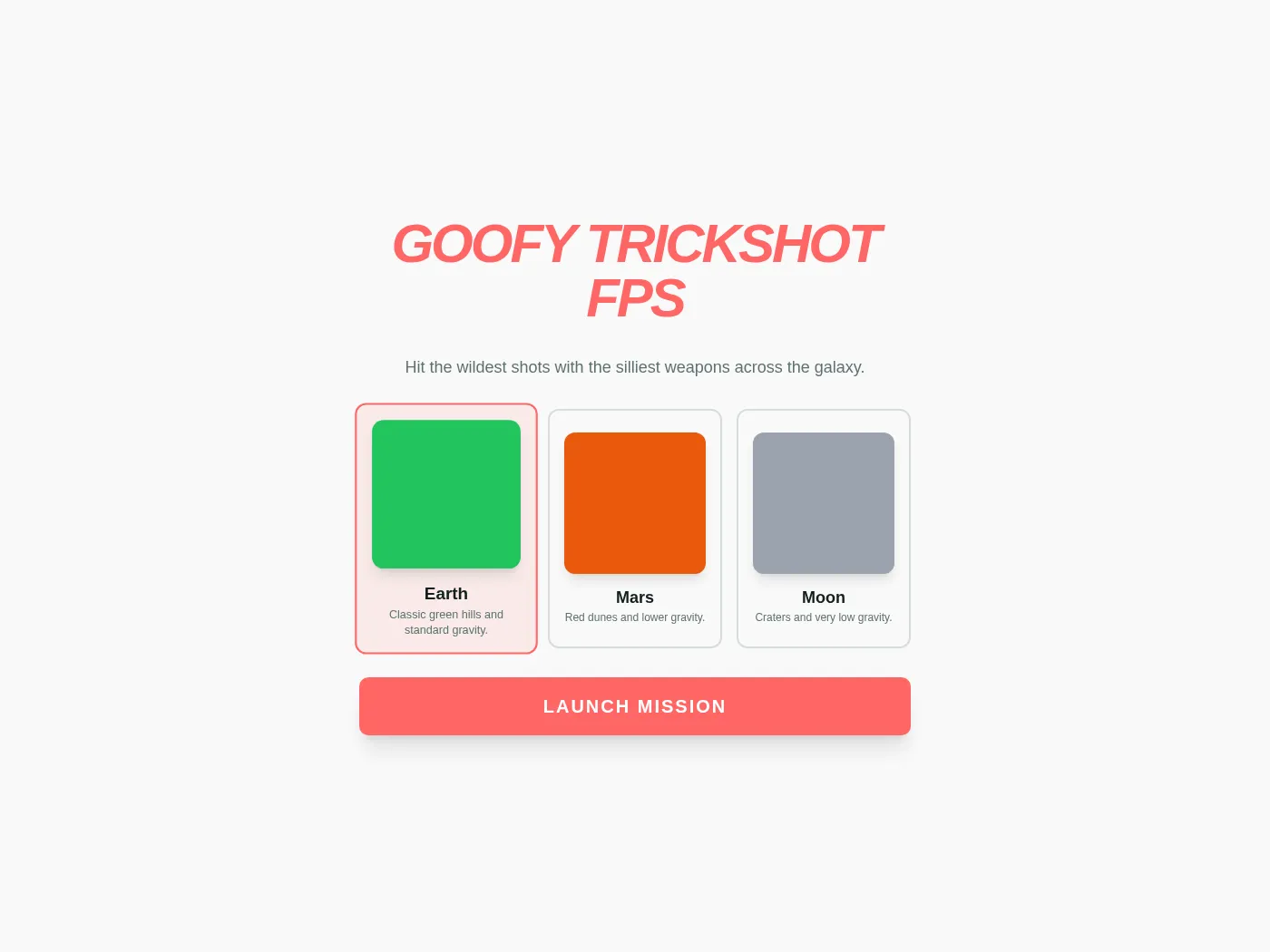 Goofy Trickshot FPS