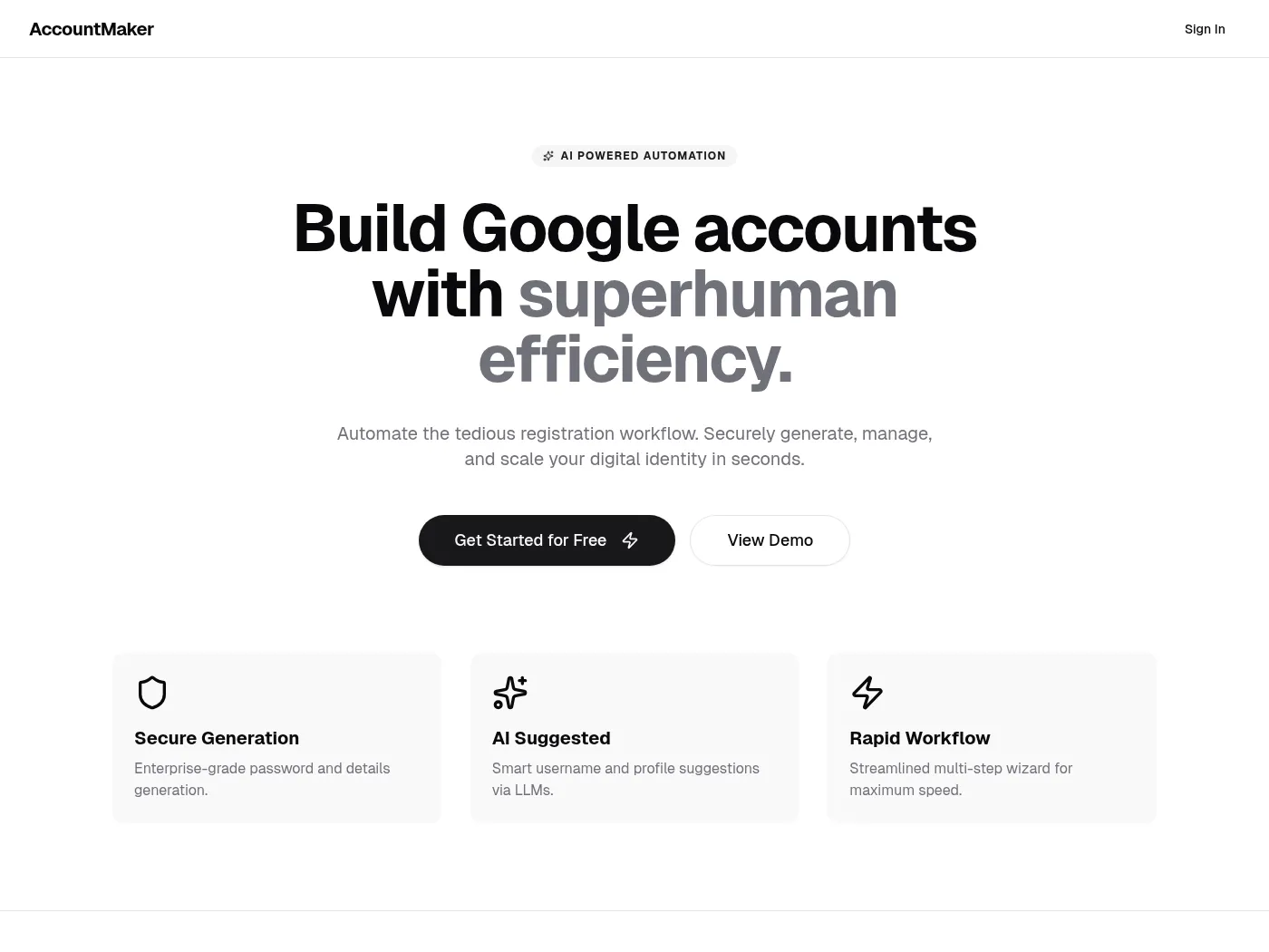 Google Account Maker