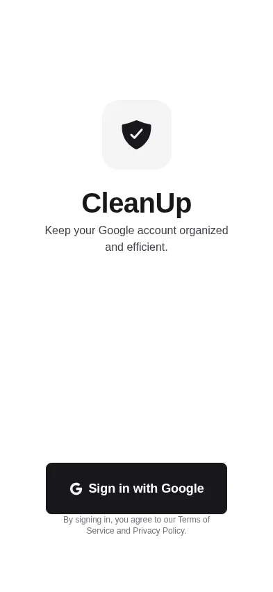 Google Account Cleanup