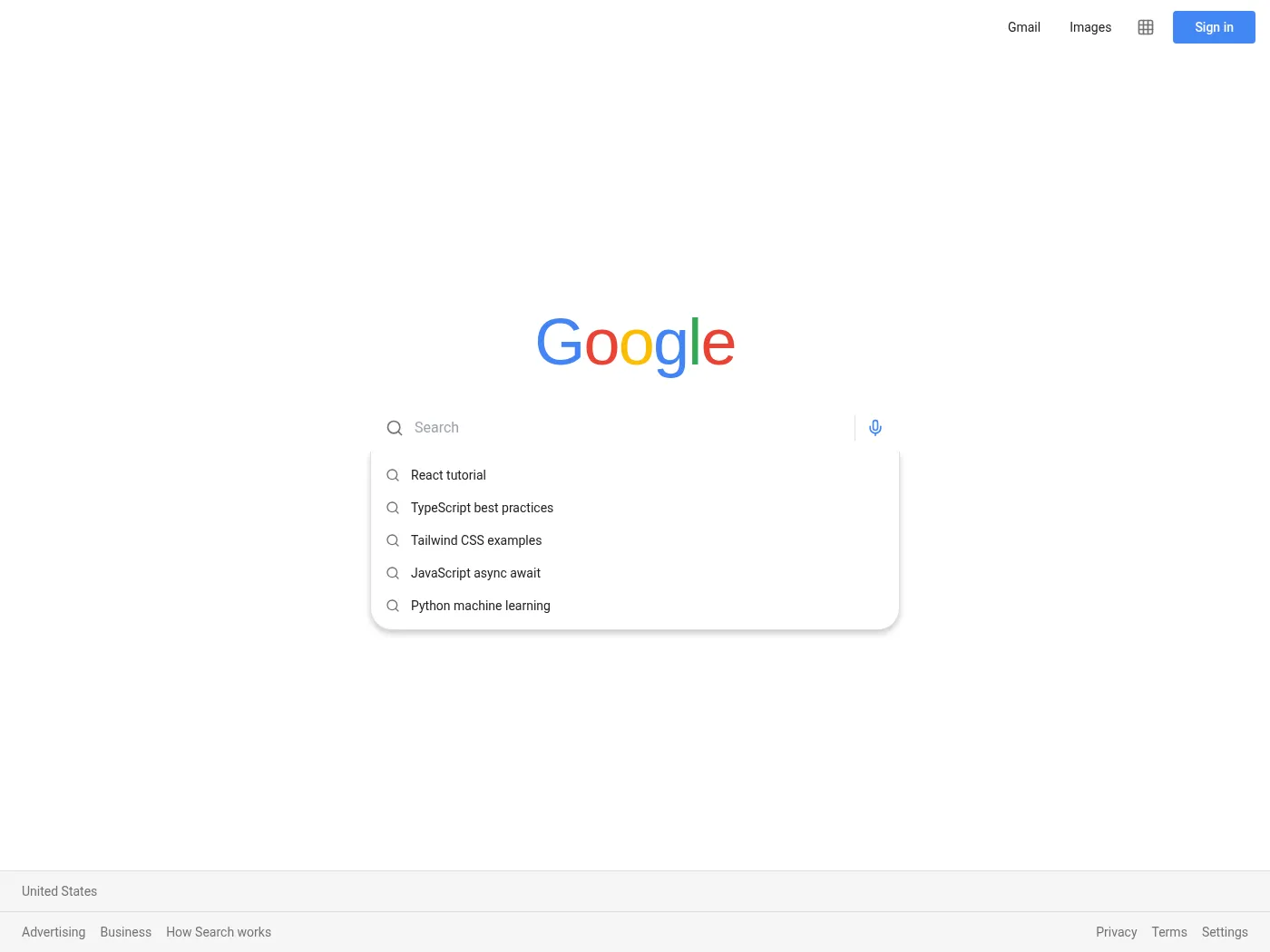 SearchEngine Clone