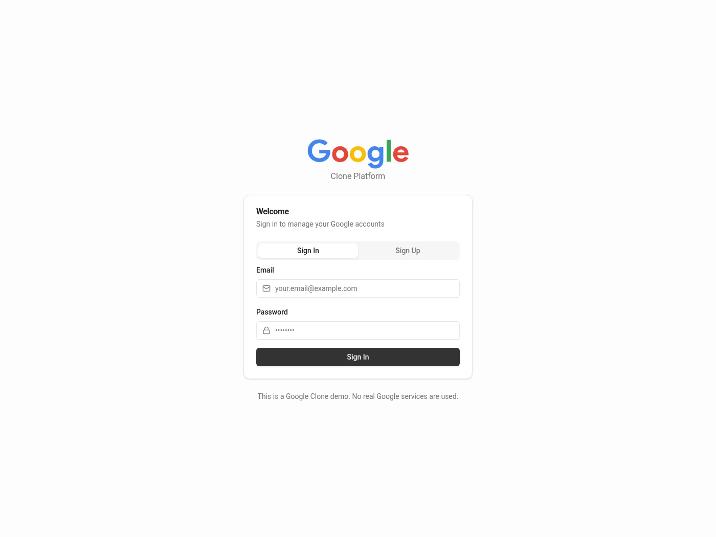 Google Clone Suite