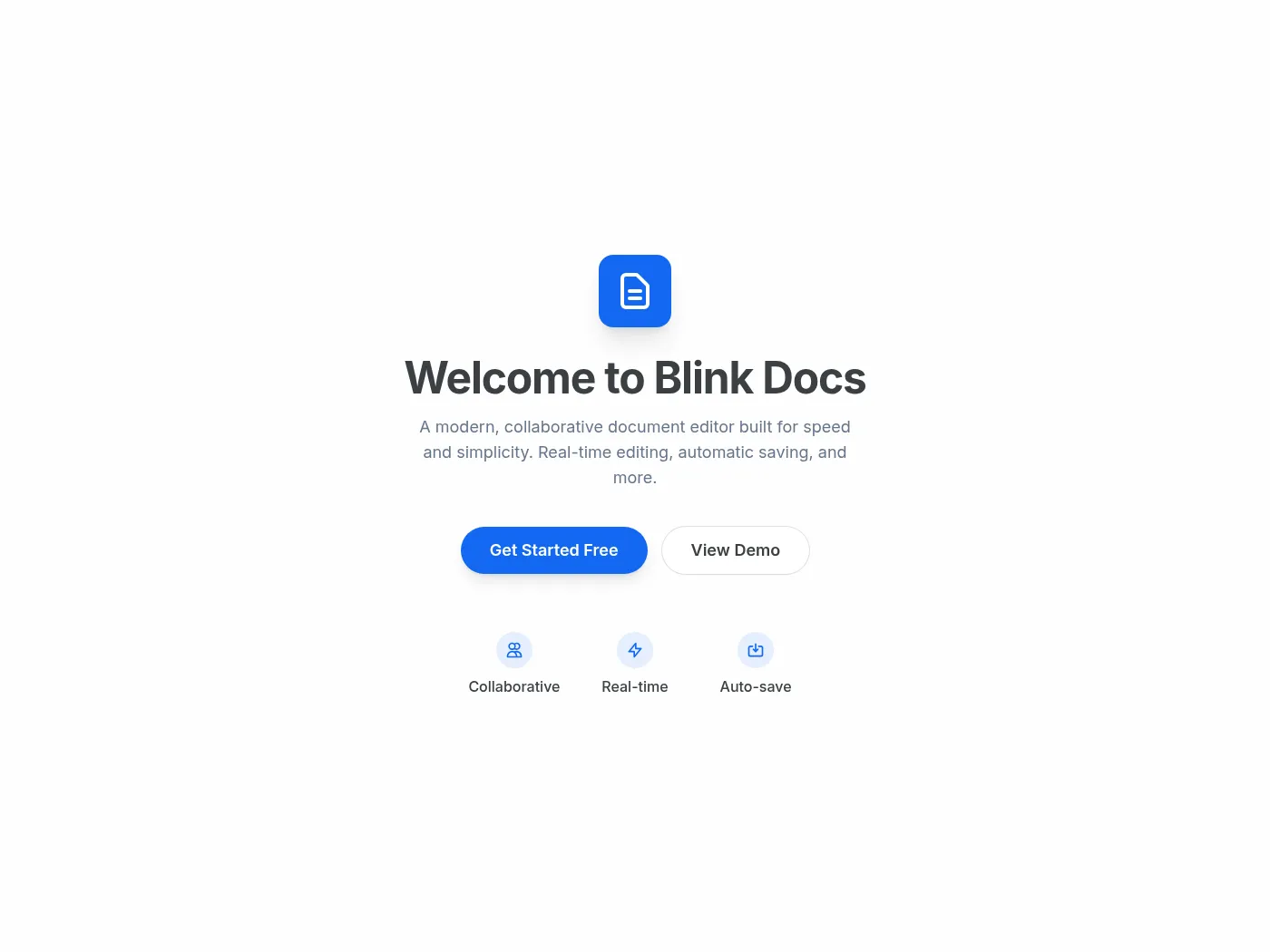 Google Docs Clone
