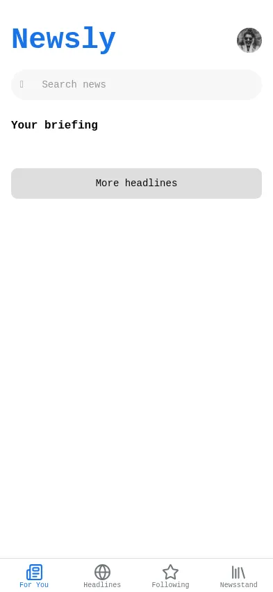 Newsly Clone