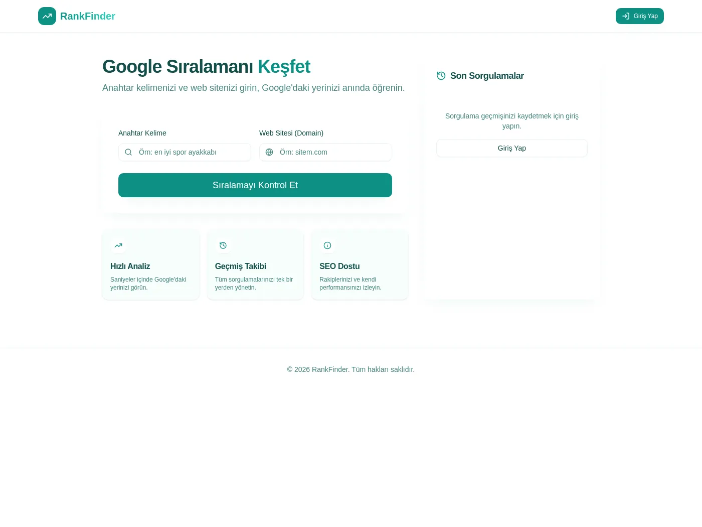 Google Position Finder