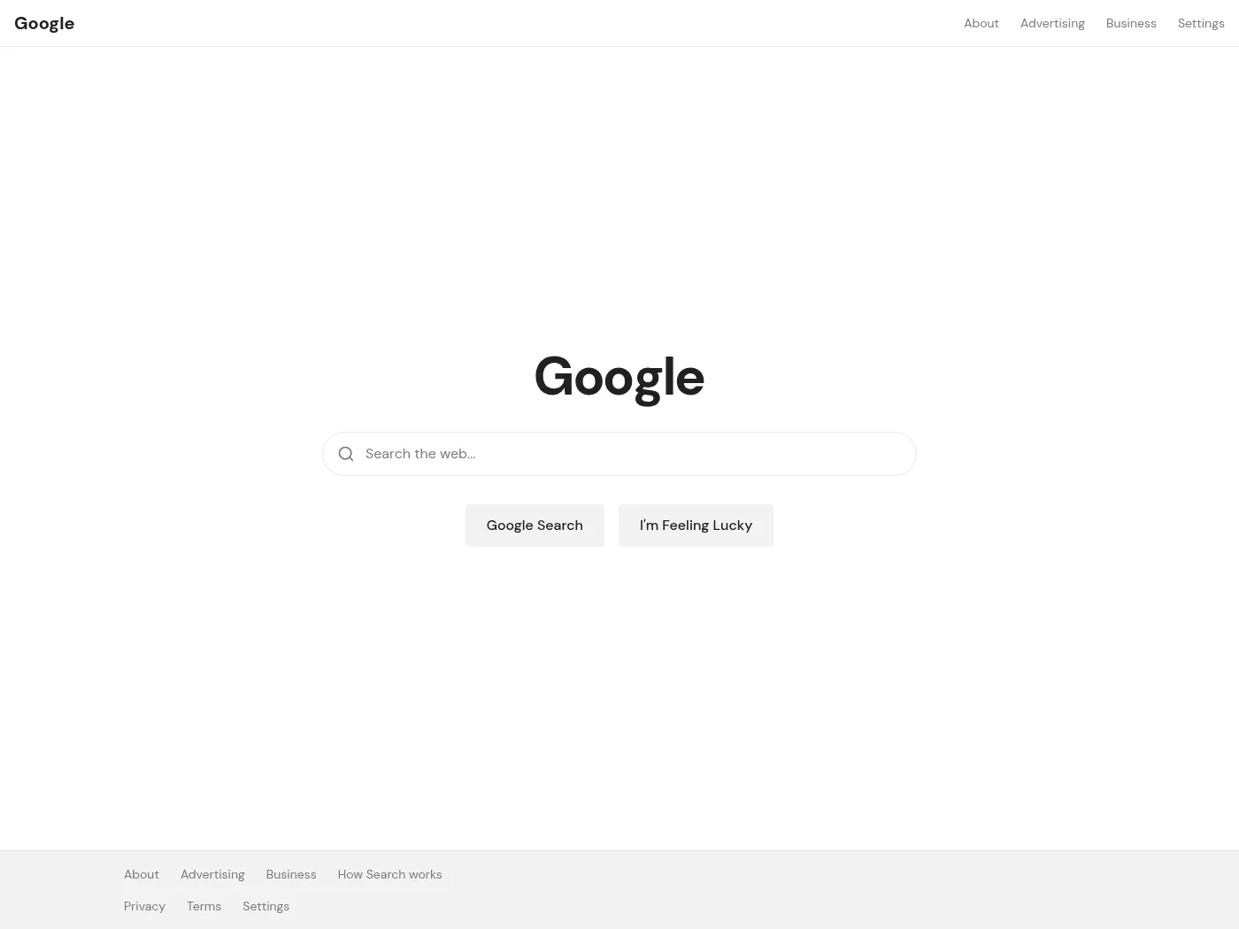 Google Search Clone