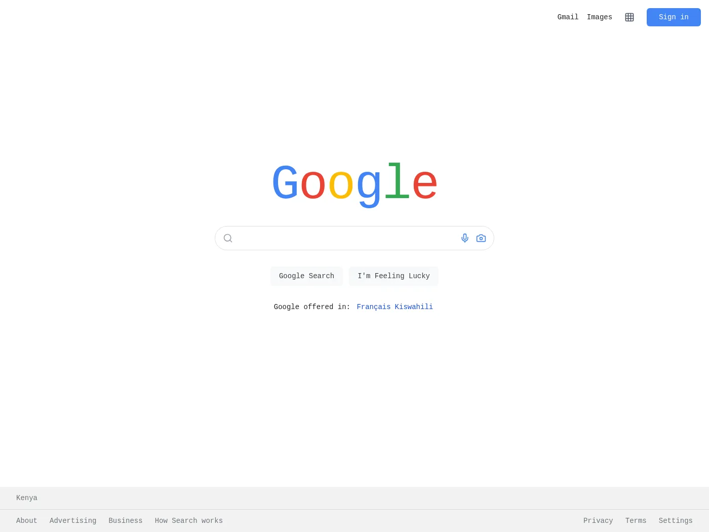 Google Search Clone