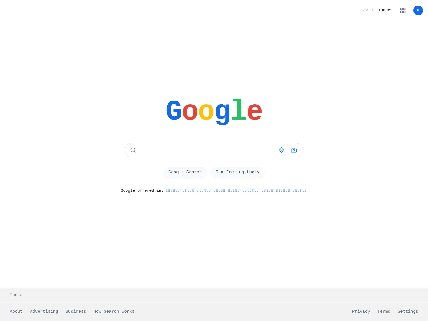 Google Search Clone