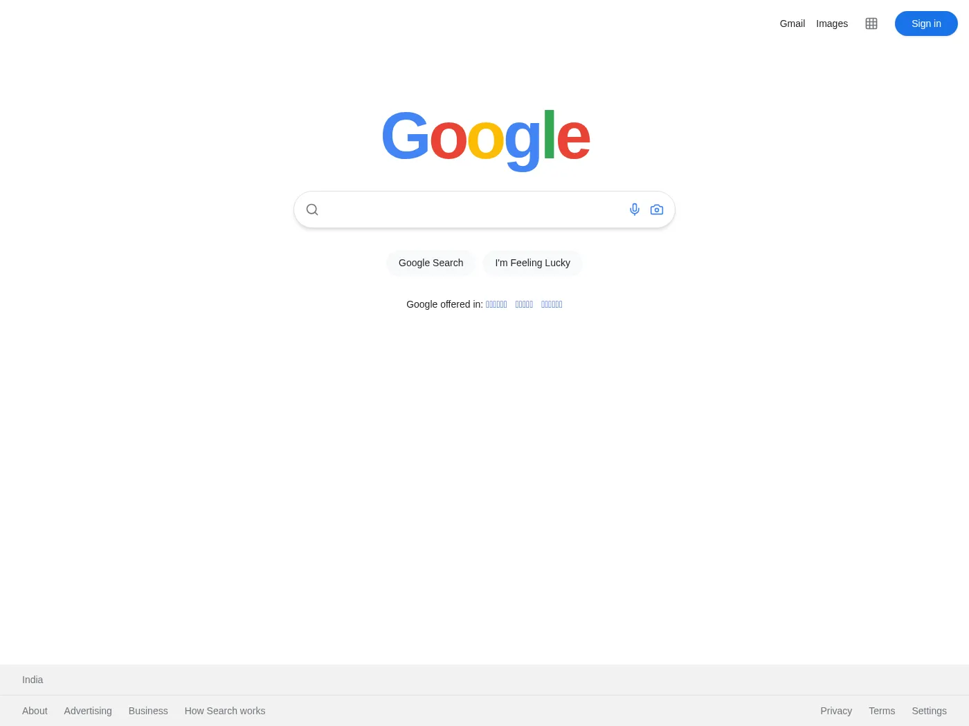 Google Search Clone