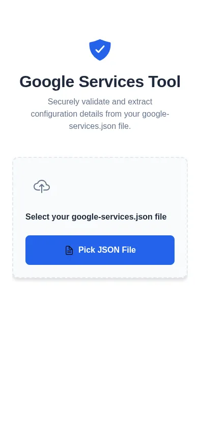 Google Services Configurator