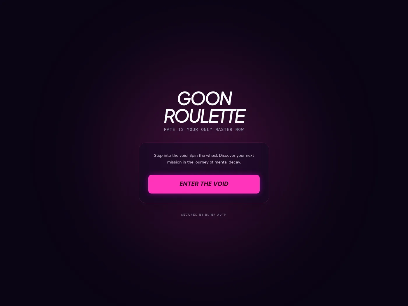 Goon Roulette