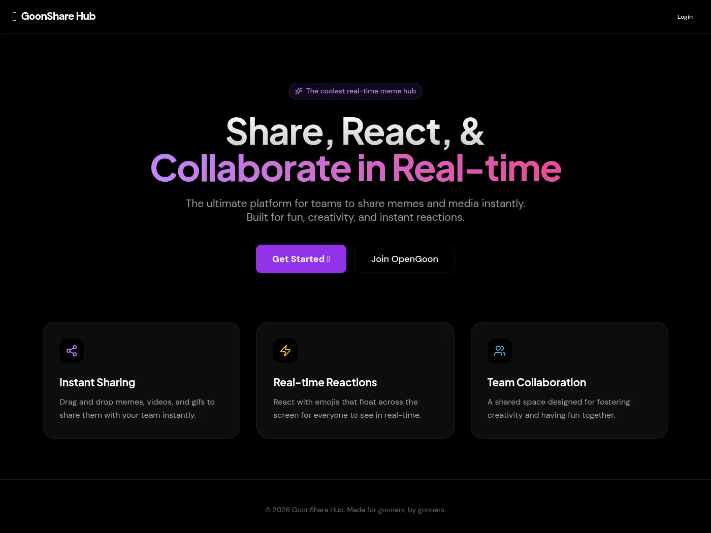 GoonShare Hub