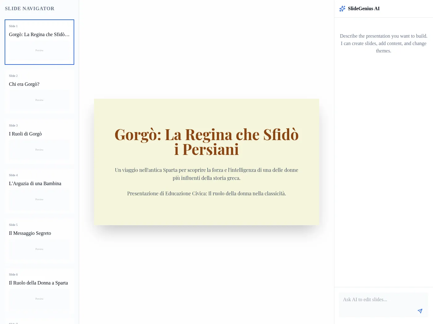 Gorgò Presentation Slides