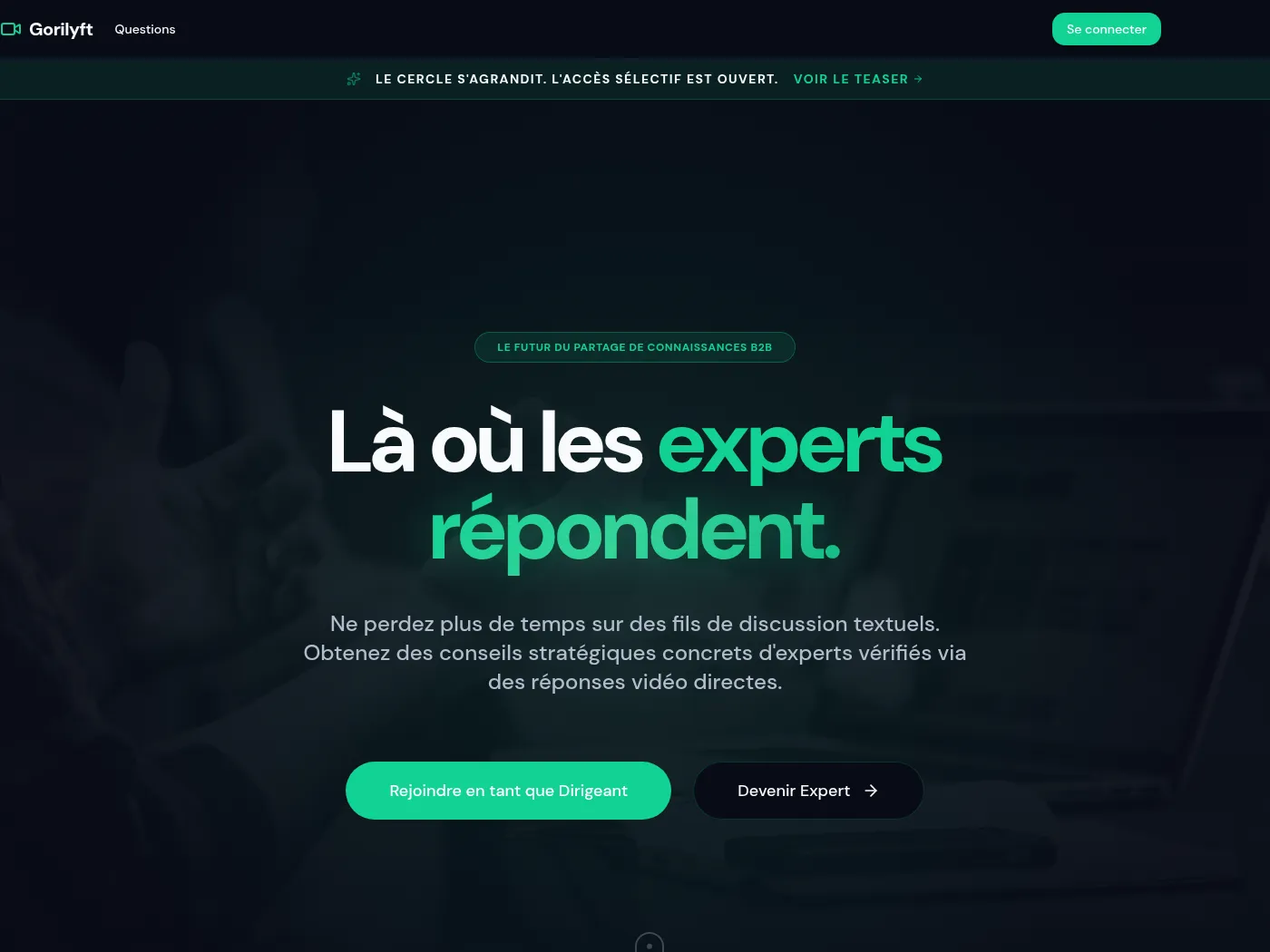 Gorilyft Q&A Platform
