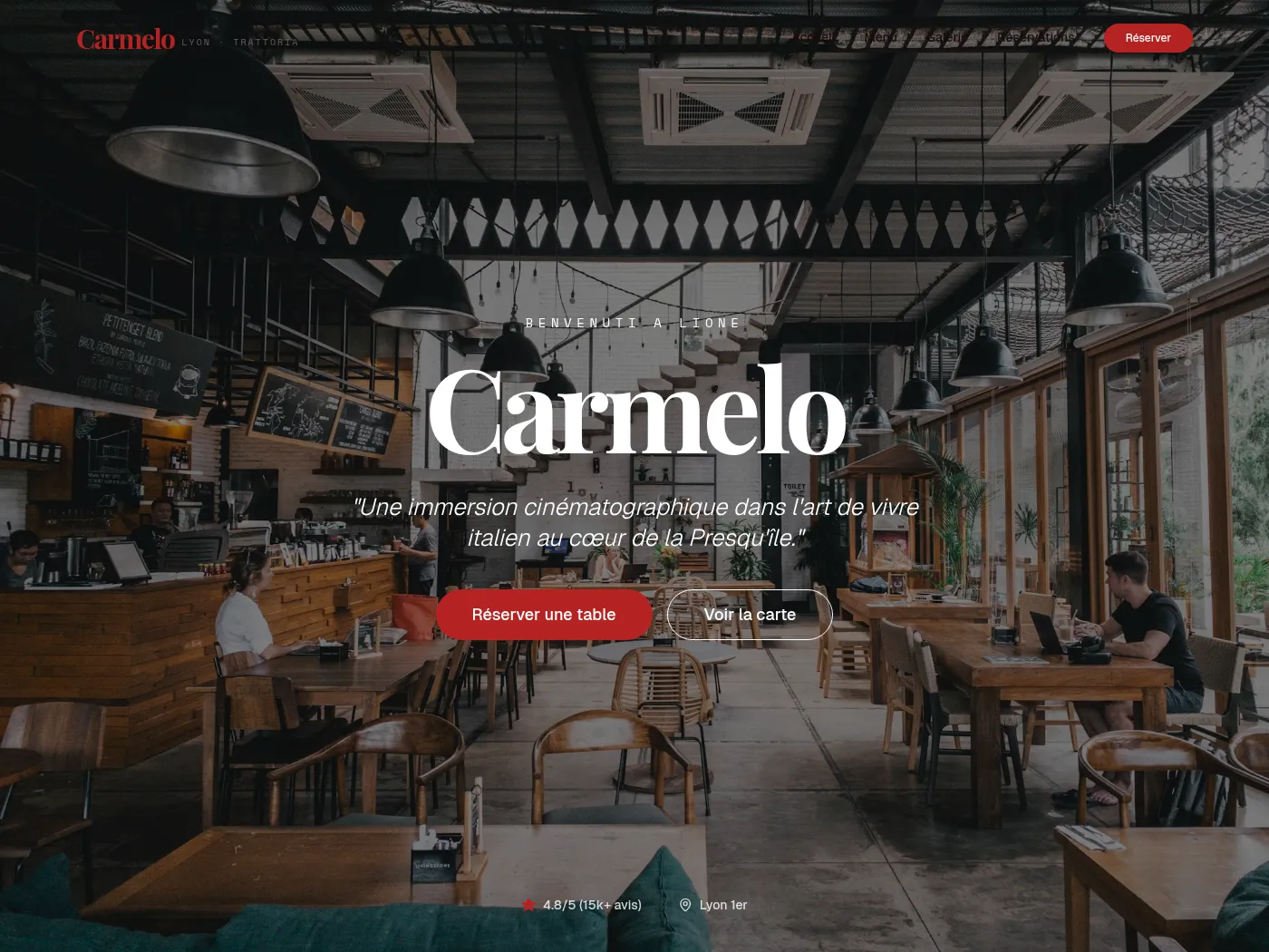 Gourmet Bistro Website