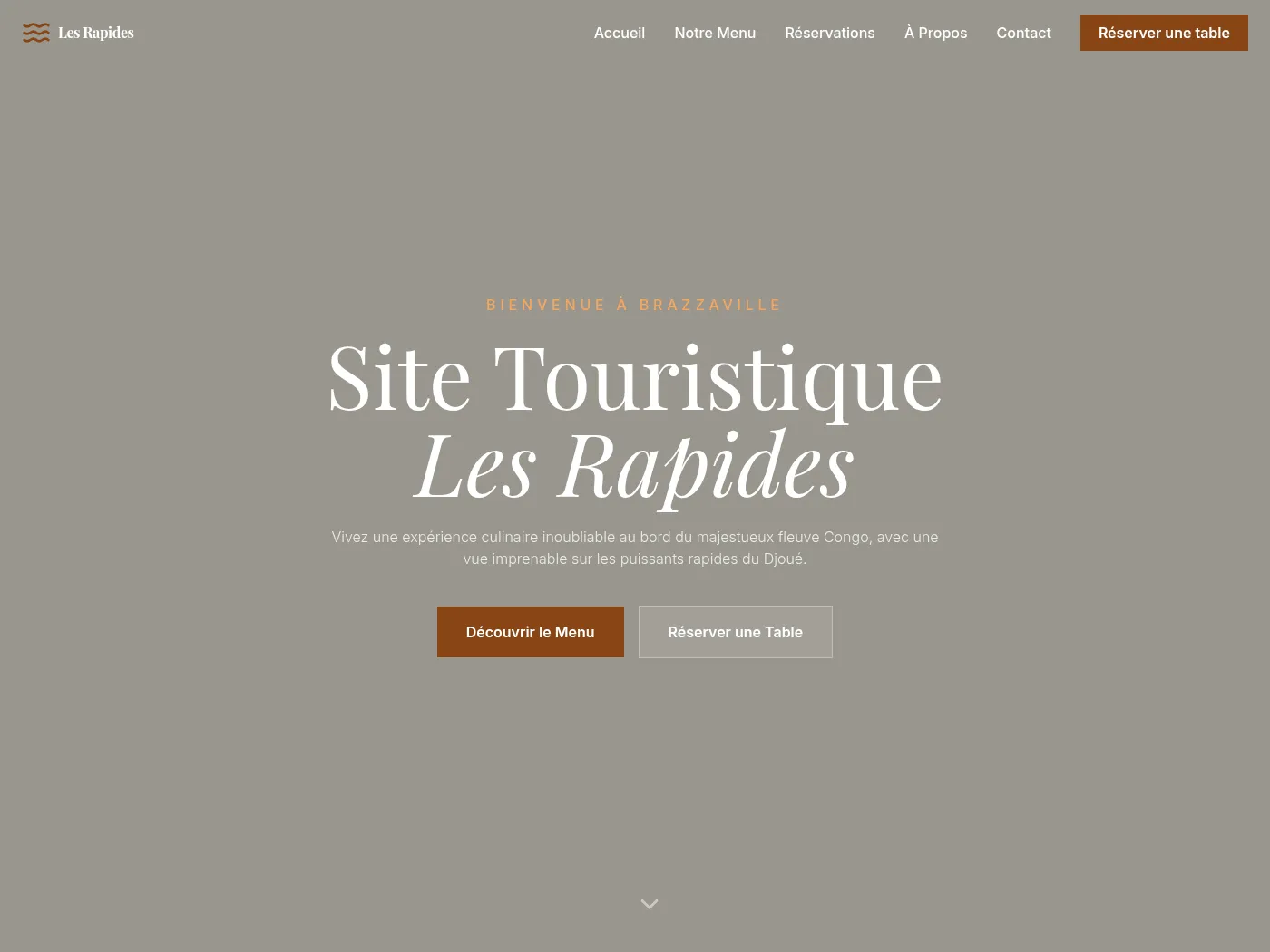 Le Gourmet Bistro Site