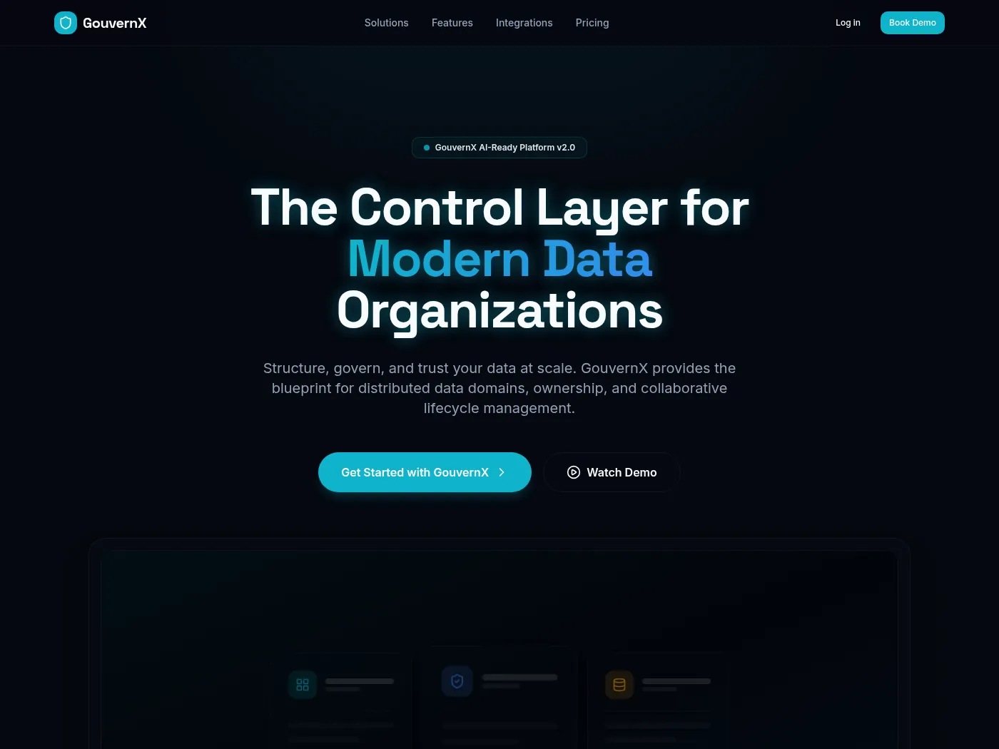 GouvernX Web Redesign