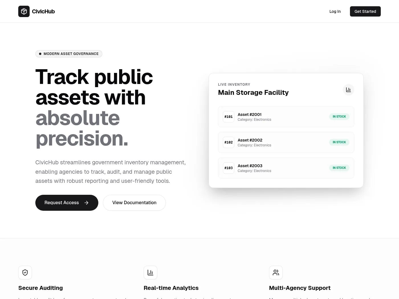 Civic Inventory Hub