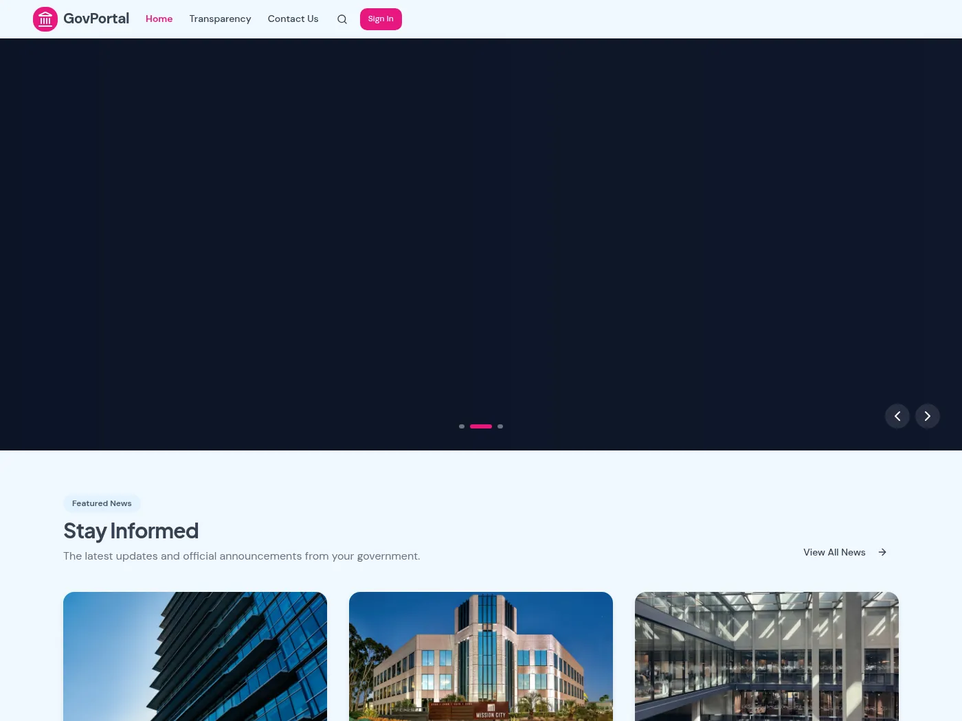GovShowcase Portal