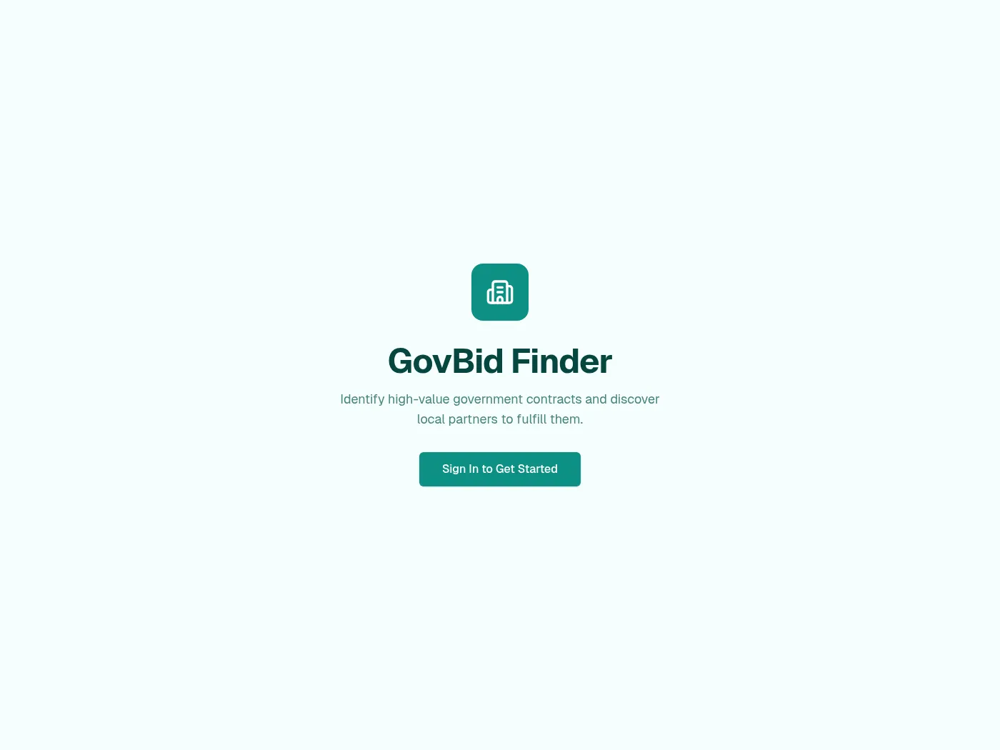 GovBid Finder