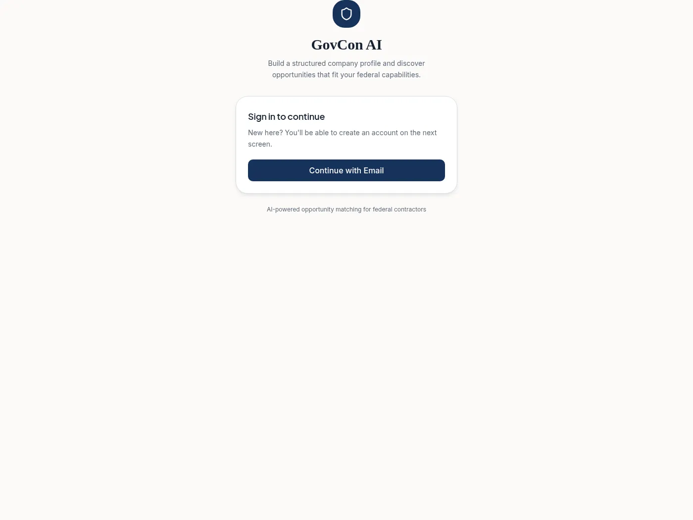GovCon AI POC Platform