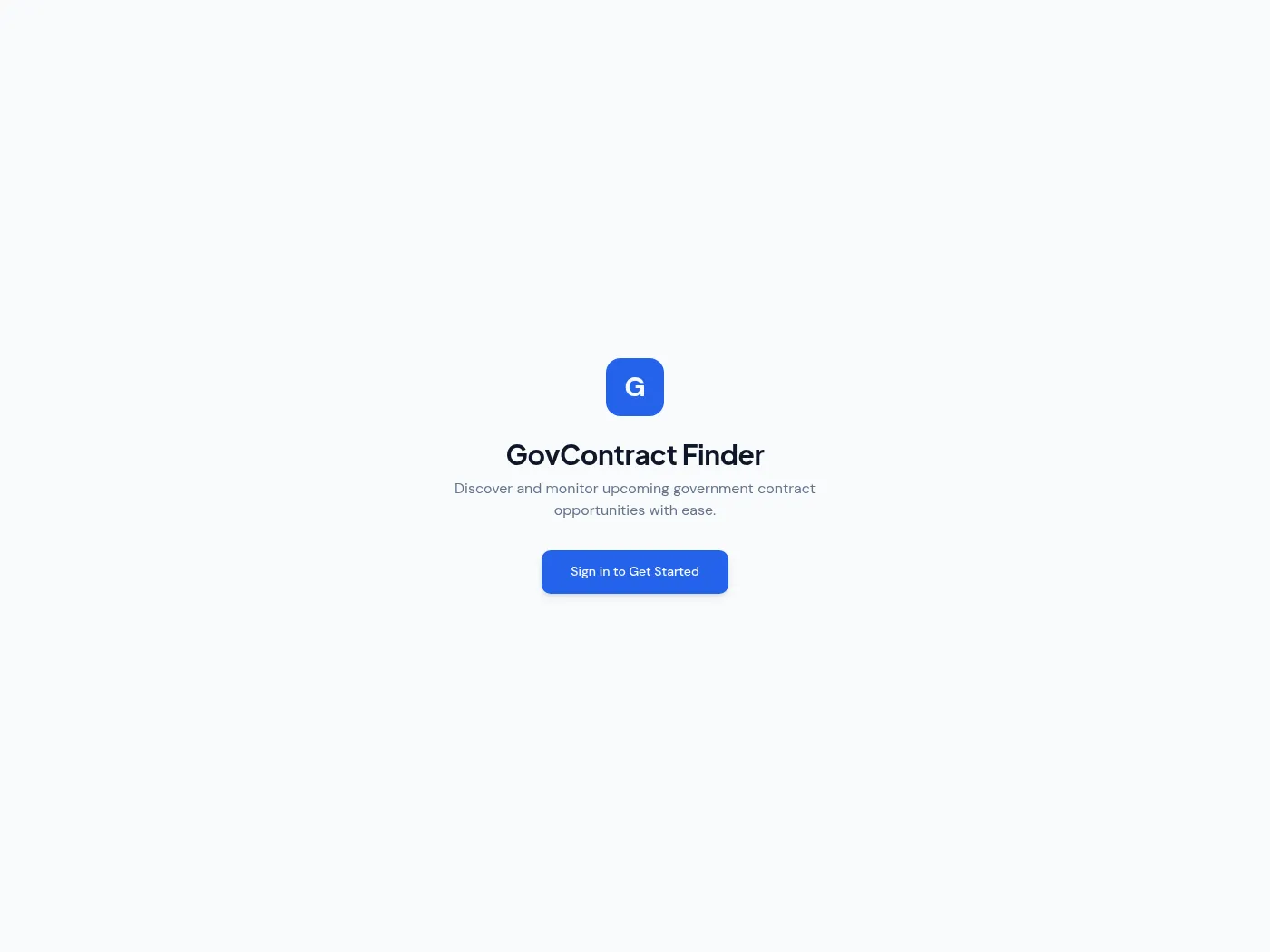GovContract Finder
