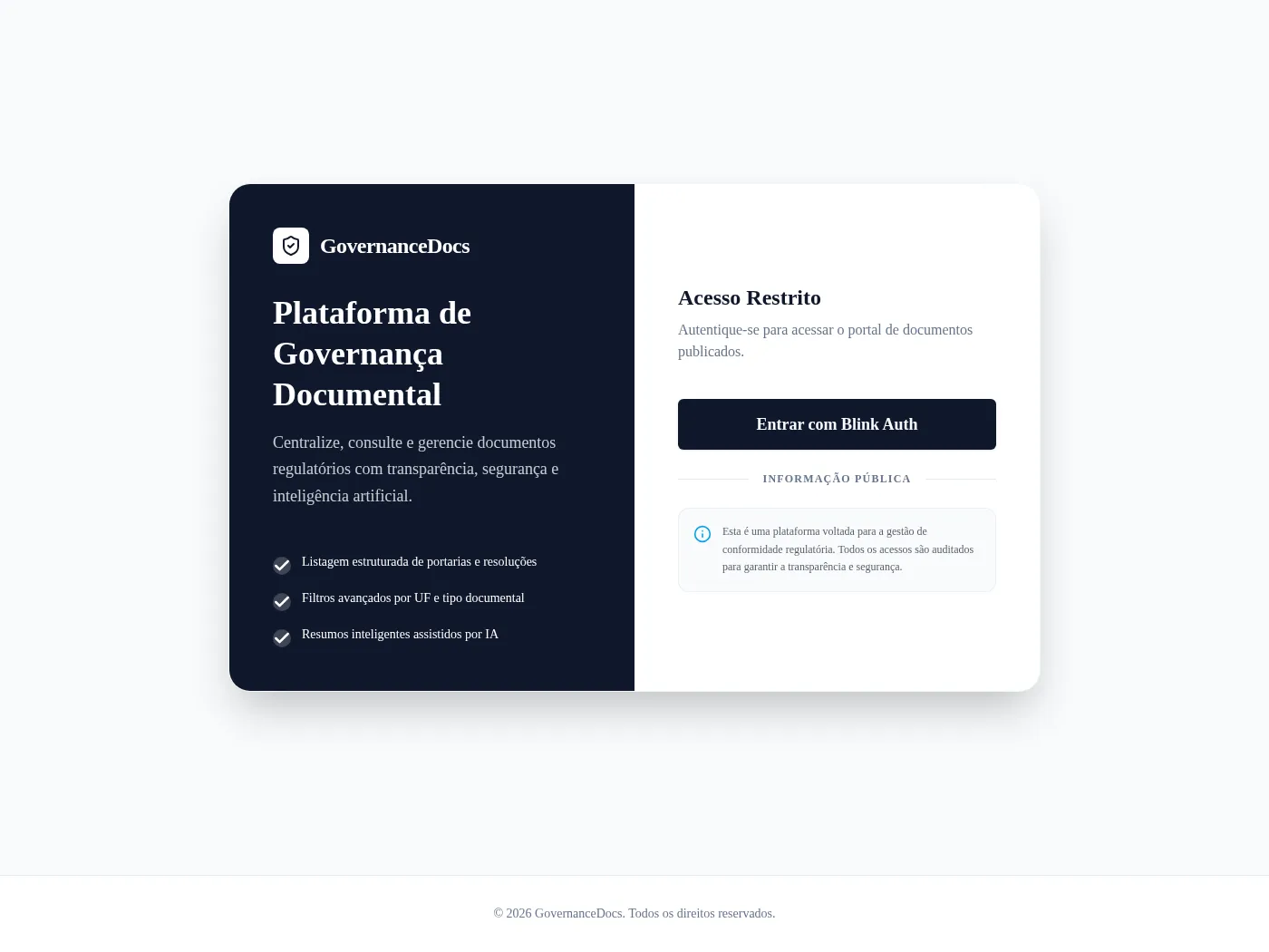 GovernanceDocs Portal